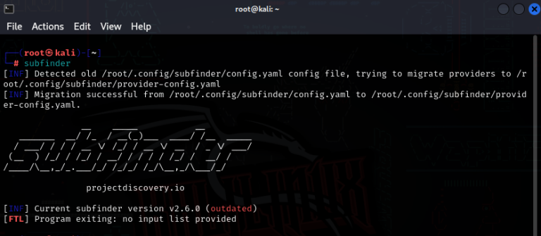 Subfinder Subdomain Enumeration Tool | Subfinder ile Subdomain Keşfi ...